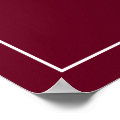 Simple Burgundy Monogram Wedding Welcome Sign | Zazzle