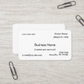 Simple Business Card | Zazzle