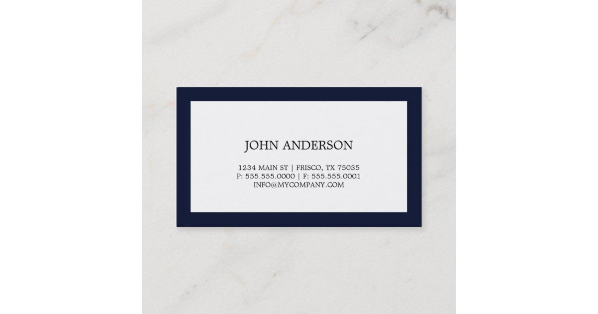 Simple Business Card | Zazzle