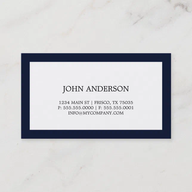 Simple Business Card | Zazzle