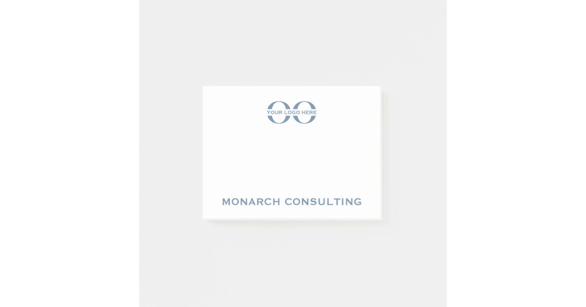 Simple Business Logo 4x3 Notes | Zazzle