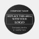Simple Business Logo Company Name Black Any Color Outdoor Rug | Zazzle