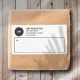 Simple Business Logo Mailing Shipping Labels | Zazzle