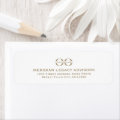 Simple Business Return Address Label Logo Template | Zazzle