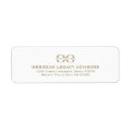 Simple Business Return Address Label Logo Template | Zazzle