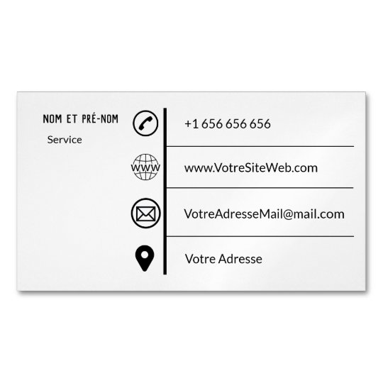 Simple calling card | Zazzle.com