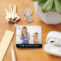 Simple Caption Personalized Photo Keychain | Zazzle
