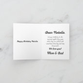 Simple cartoon style illustration birthday card | Zazzle