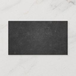 Simple Chalkboard Sales Manager Business Card | Zazzle