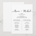 Simple Chic Custom Entourage list wedding Invitation | Zazzle