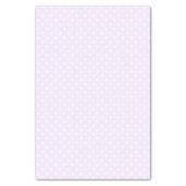 Simple Chic White Polkadots Pattern On Pale Violet Tissue Paper | Zazzle