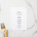 Simple Classic Kraft Dinner Menu | Zazzle