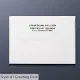 Simple Classic Typography Back Flap Return Address Envelope | Zazzle