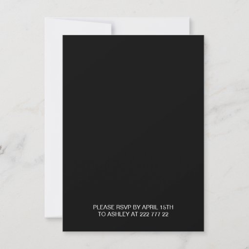 Simple Classy Birthday Invitation | Zazzle