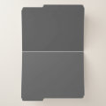 Simple Classy Light Pink on Dark Grey File Folder | Zazzle