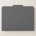 Simple Classy Light Pink on Dark Grey File Folder | Zazzle