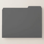 Simple Classy Light Pink on Dark Grey File Folder | Zazzle