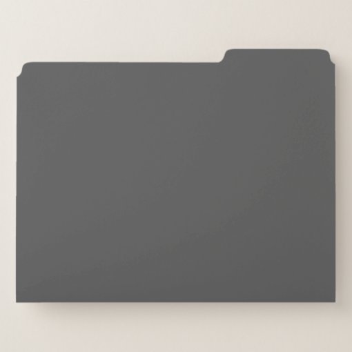 Simple Classy Light Pink on Dark Grey File Folder | Zazzle