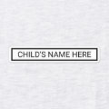 Simple Clothing Name Tags Black and White Kids' Labels | Zazzle