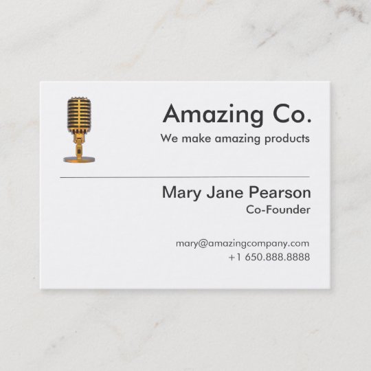 Simple Co-Founder & Founder Logo Professional Business Card | Zazzle.com