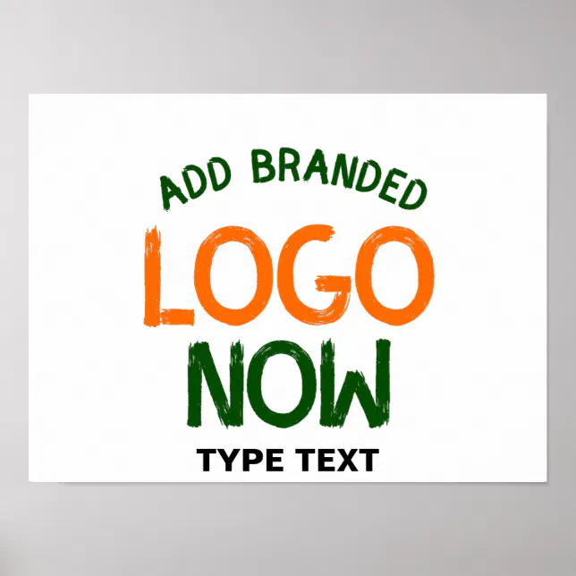 SIMPLE CONTEMPORARY CLEAN WHITE FASHIONABLE CLIENT POSTER | Zazzle