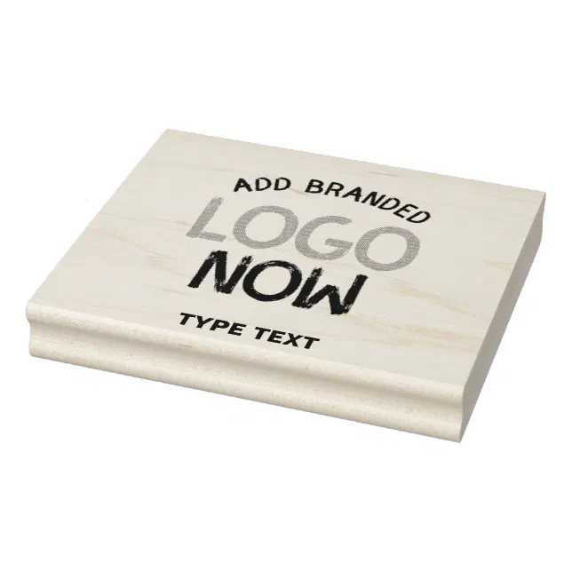 SIMPLE CONTEMPORARY CLEAN WHITE FASHIONABLE CLIENT RUBBER STAMP | Zazzle