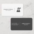 Simple Corporate Customer Support Business Card | Zazzle
