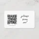 Simple Corporate Website QR Code Business Card | Zazzle