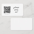 Simple Corporate Website QR Code Business Card | Zazzle