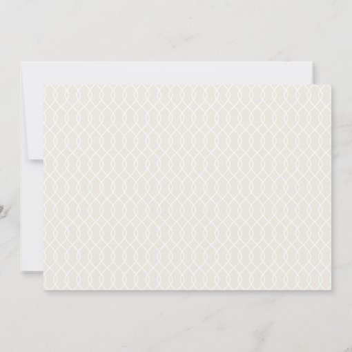 Simple Cream Bordered Personalized Stationery Flat Note Card | Zazzle