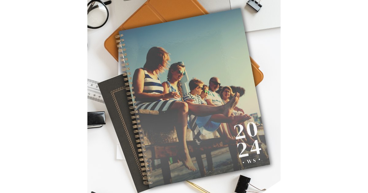 Simple Create Your Own Personalized Photo Planner | Zazzle