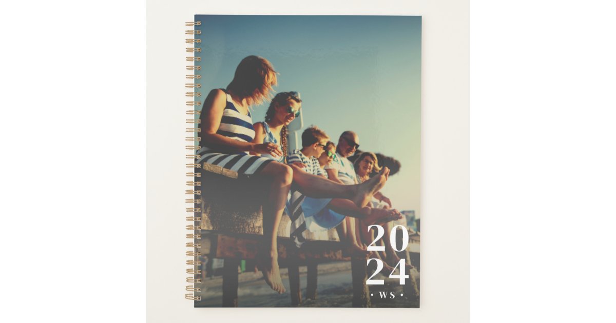 Simple Create Your Own Personalized Photo Planner | Zazzle