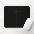 Simple Cross Religious Crucifix Christian Catholic Mouse Pad | Zazzle