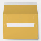 Simple custom address yellow color envelope | Zazzle