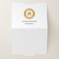 Simple Custom Business Logo And Text File Folder | Zazzle