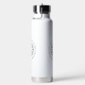 Simple Custom Company Business Logo Website Text Water Bottle | Zazzle