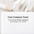 Simple Custom Company Business Return Address Label | Zazzle