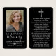 Simple Custom Photo Holy Cross Memorial Cards | Zazzle
