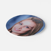 Simple Custom Photo Personalized Paper Plate | Zazzle