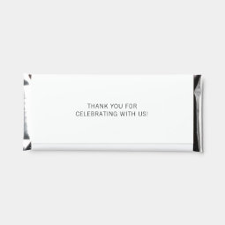 Simple Cute Blue Heart Its a Boy Baby Shower Hershey Bar Favors | Zazzle