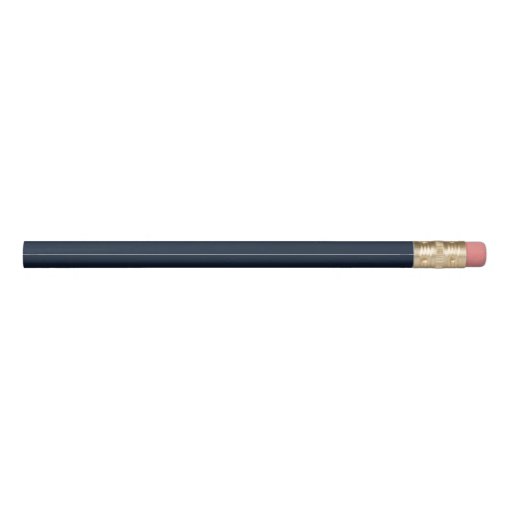 Simple Cute Blue Personalized Name School Pencil | Zazzle