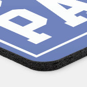 Simple Dad Pad Blue and White Sports Seat Cushion | Zazzle