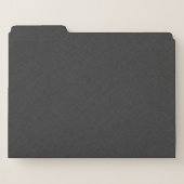 Simple Dark-Gray Faux Linen File Folder | Zazzle