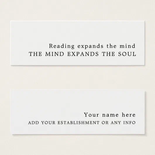 Simple Design Bookmark | Zazzle