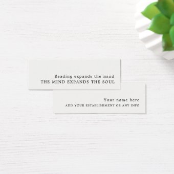 Simple Design Bookmark | Zazzle