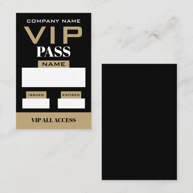 Simple Design, VIP Cards | Zazzle