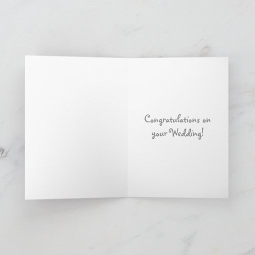 Simple Doodle Hearts Wedding Congratulations Card | Zazzle