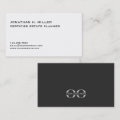 Simple Double Sided Custom Logo Business Card | Zazzle
