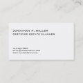 Simple Double Sided Custom Logo Business Card | Zazzle