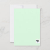 Simple Drawn Floral Green Note Card | Zazzle